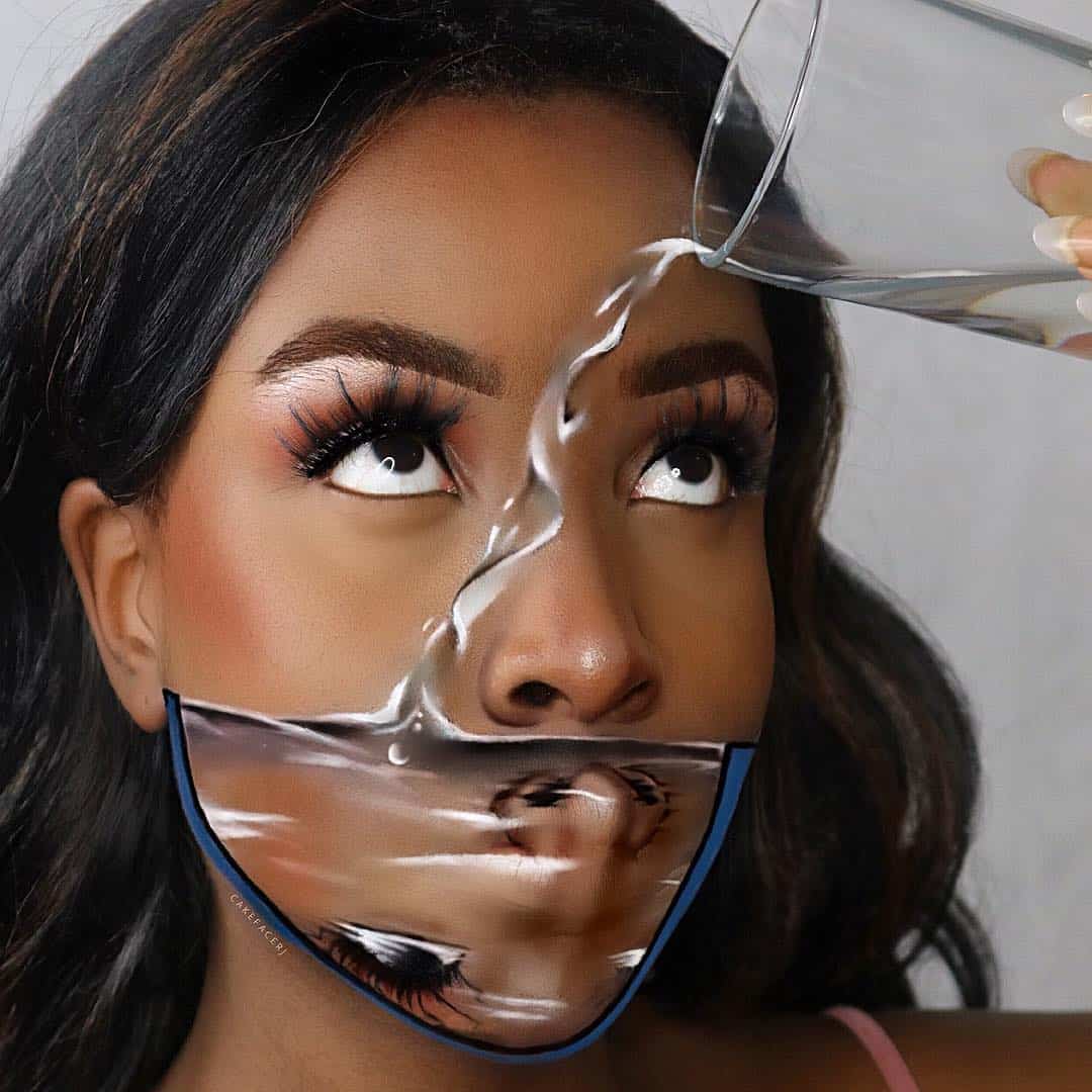 30 Illusion Makeup Looks for Halloween Featuring Cakefacerj - Black ...