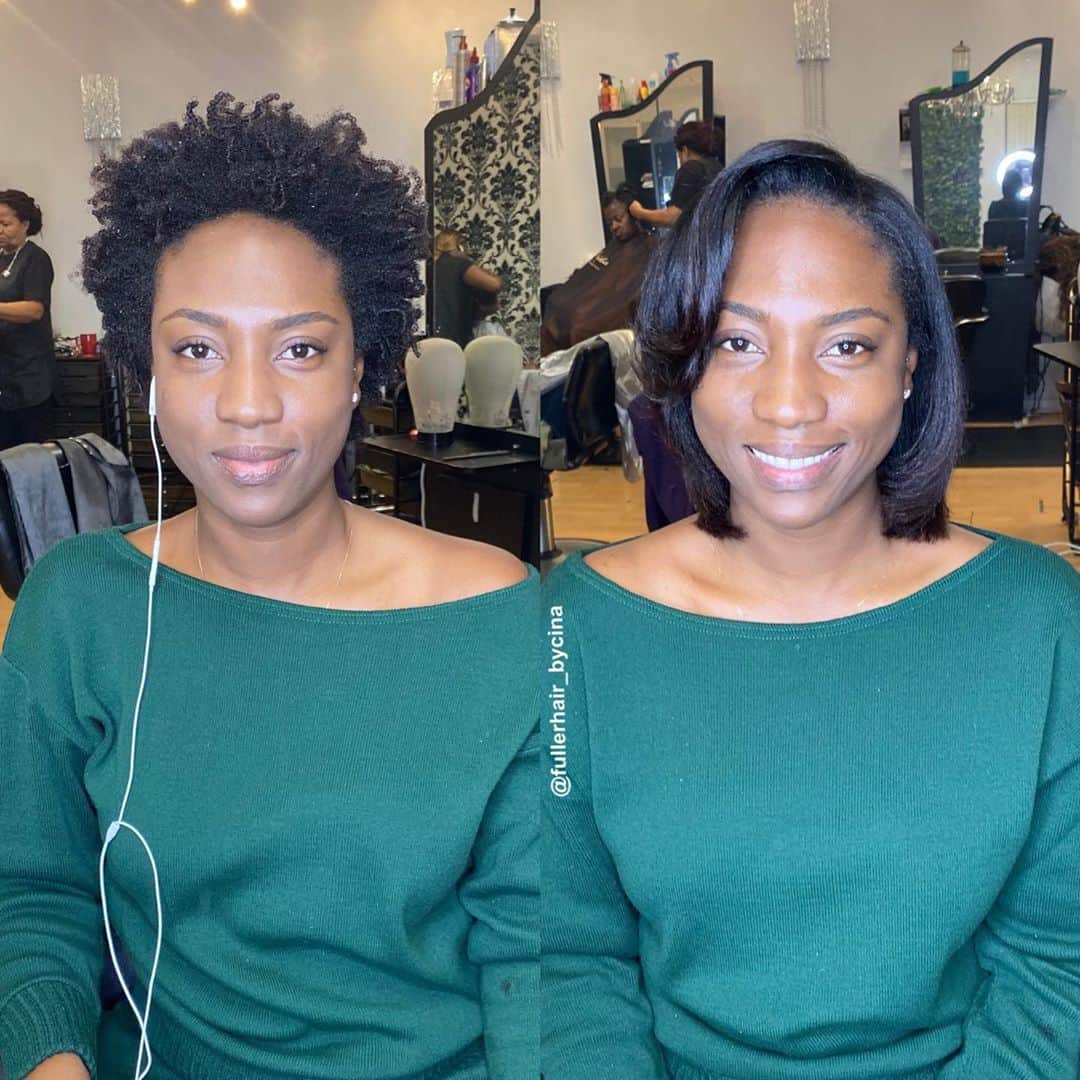40 Silk Press Results on Different Natural Hair Textures