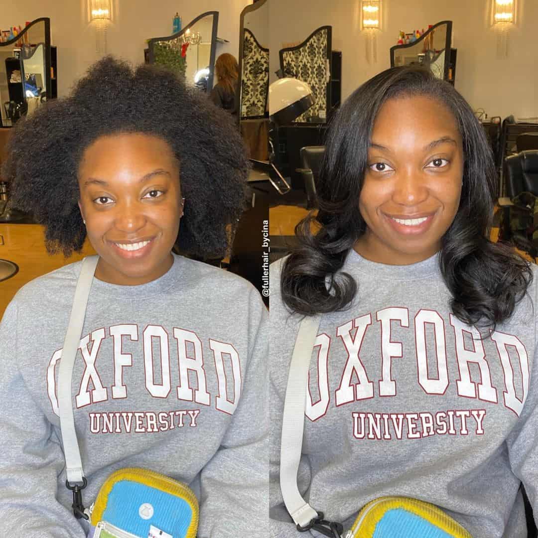 40 Silk Press Results on Different Natural Hair Textures