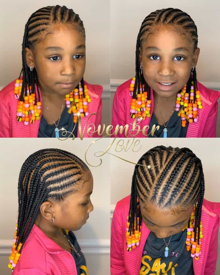 70 Super Cute Kids Braids With Beads Hairstyles For 2026