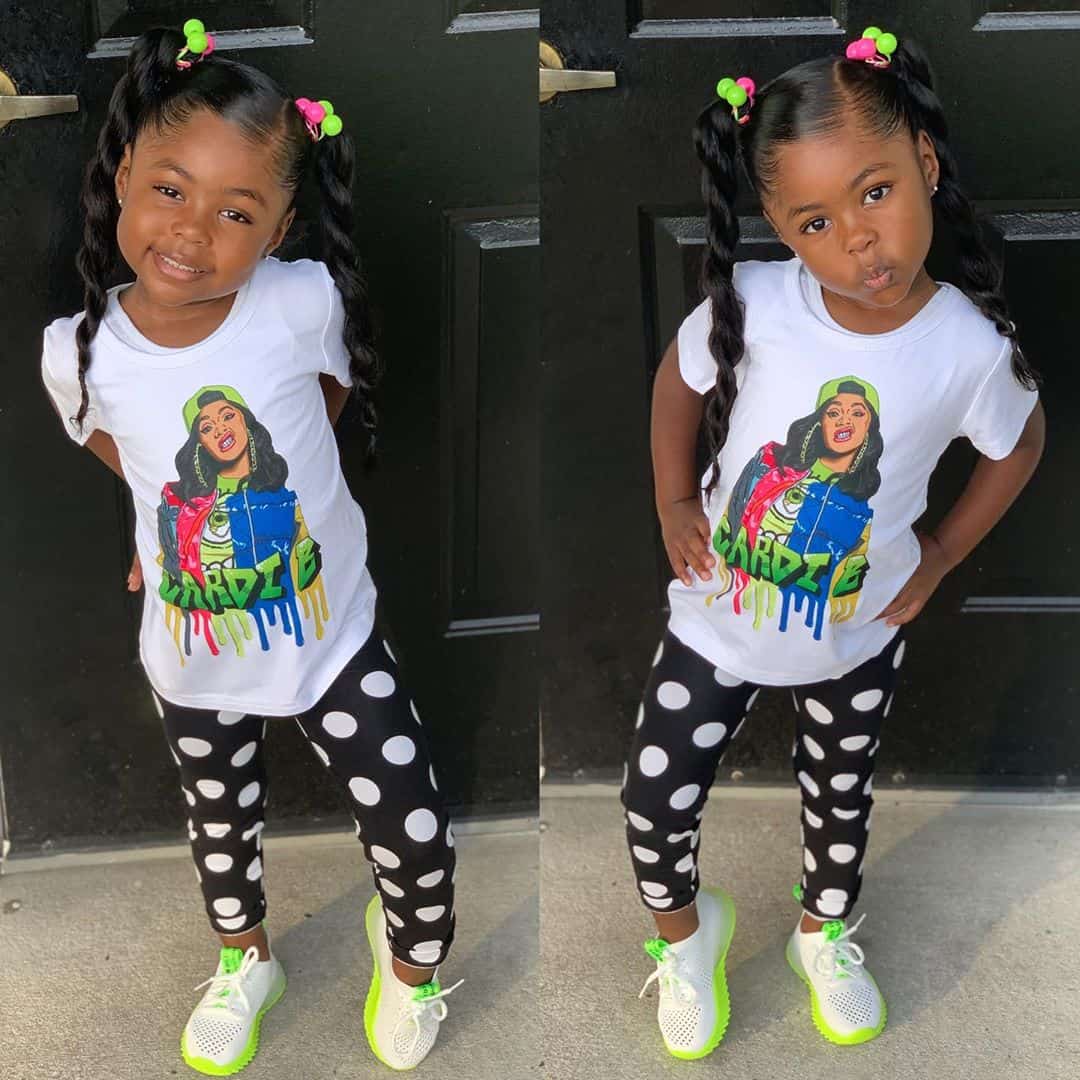 40 Cute & Easy Kids Natural Hairstyles For 2025 - Black Beauty Bombshells