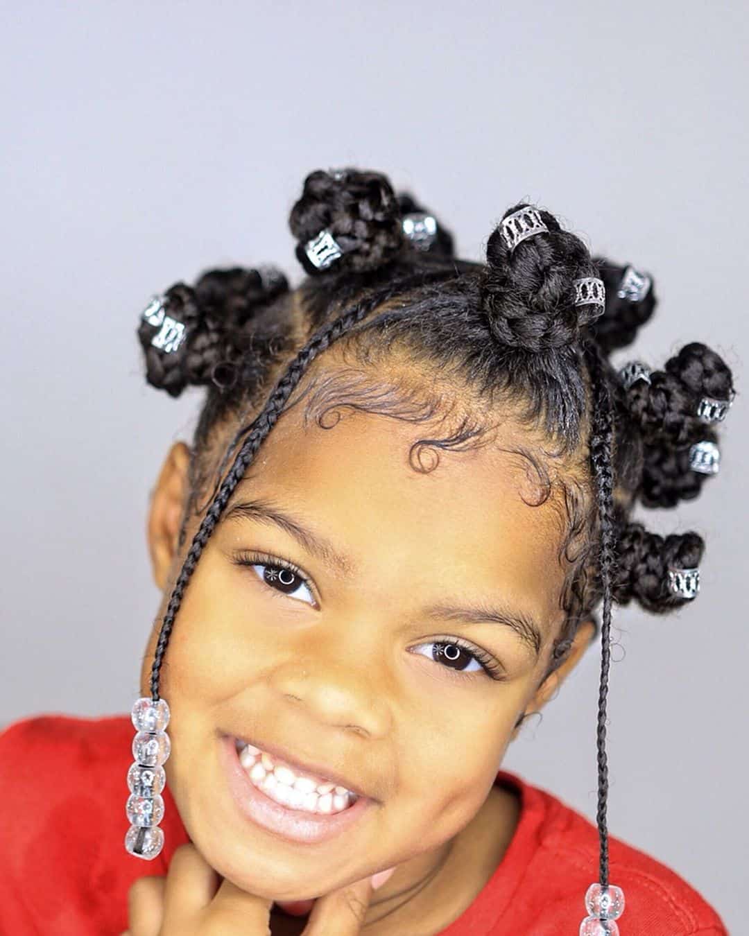 40 Cute & Easy Kids Natural Hairstyles For 2025 - Black Beauty Bombshells