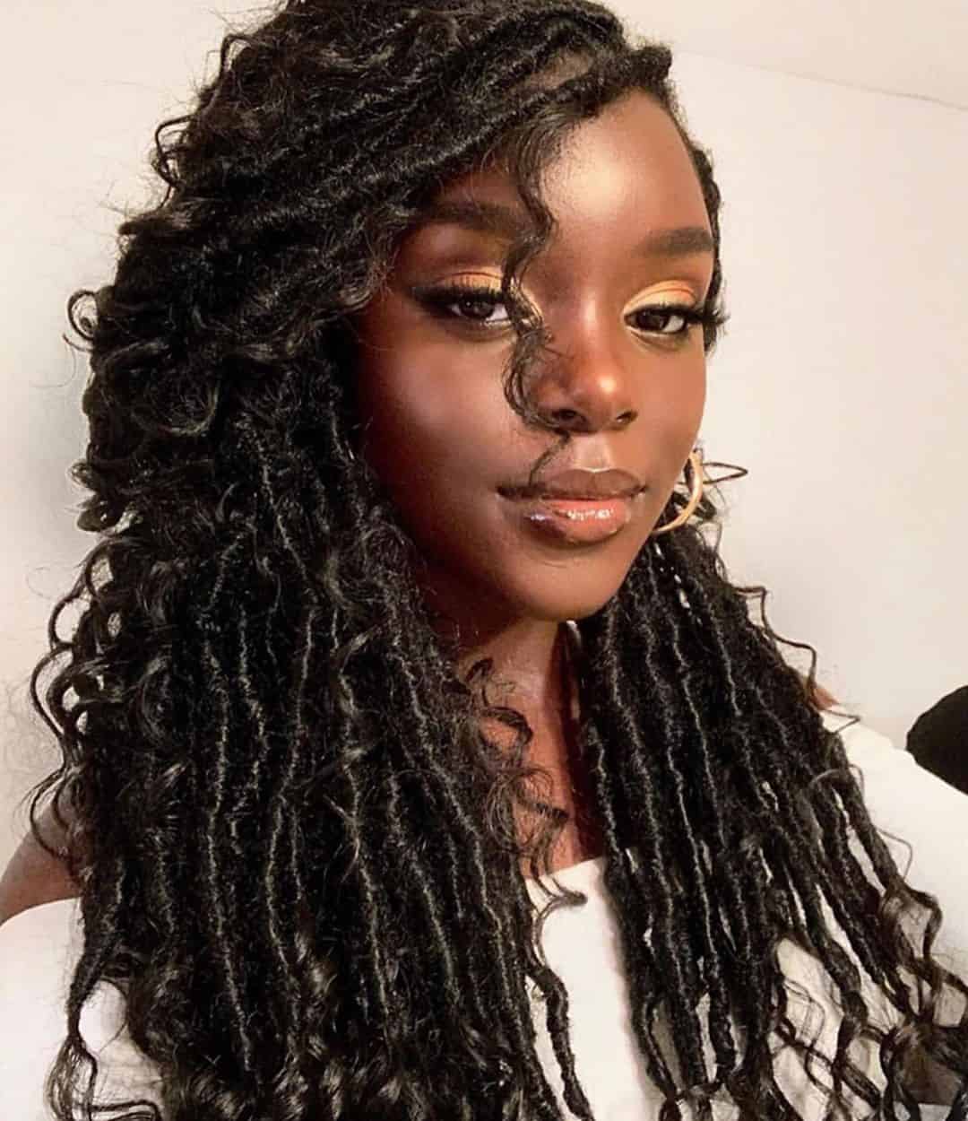 50 Faux Locs & Goddess Locs Hairstyles For 2025