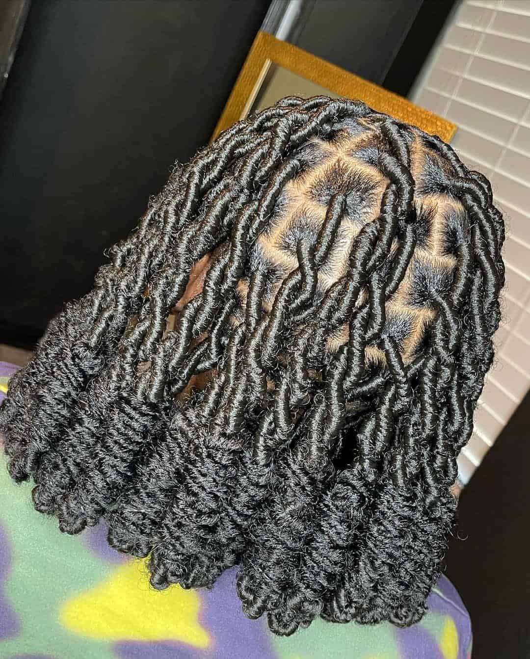 How to loc knots & 30 loc knots hairstyles on soft locs
