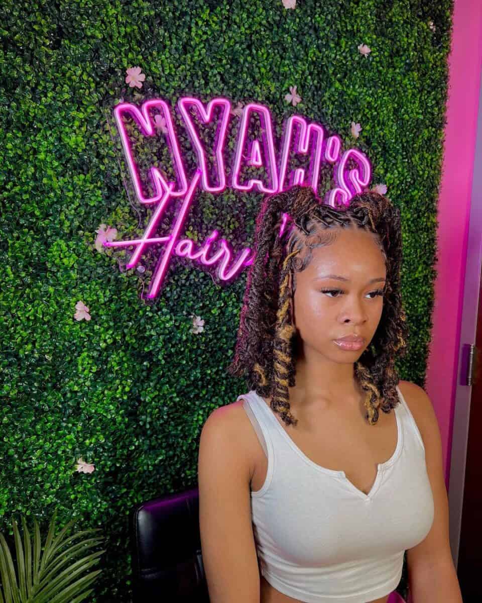 How to loc knots & 30 loc knots hairstyles on soft locs