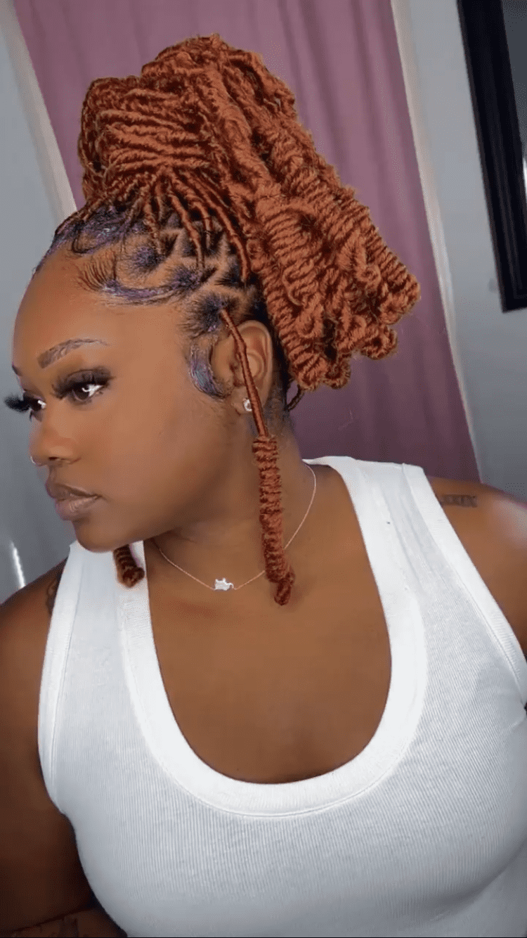 How to loc knots & 30 loc knots hairstyles on soft locs