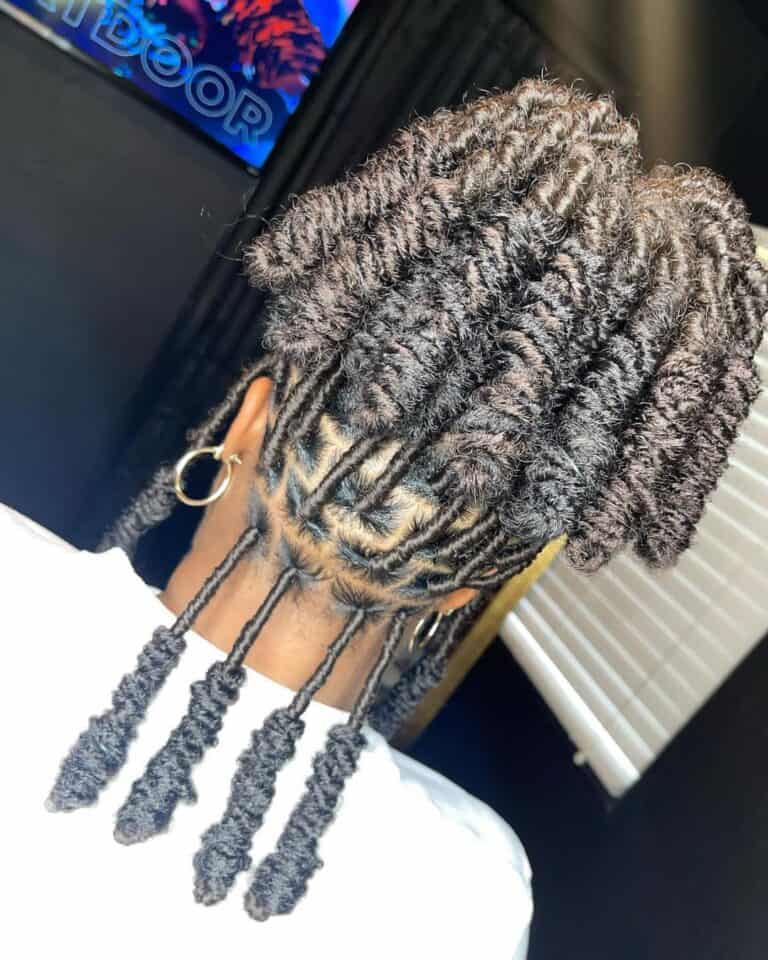 How to loc knots & 30 loc knots hairstyles on soft locs