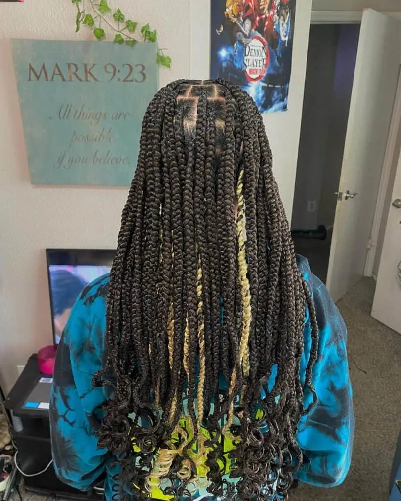 60 Refreshing Peekaboo Braids Ideas For Your Next Braided Look - Black ...