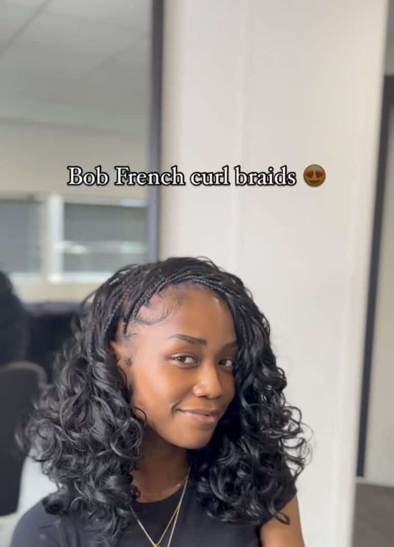 40 Bob French Curl Braids Hairstyles Too Pretty To Pass Up